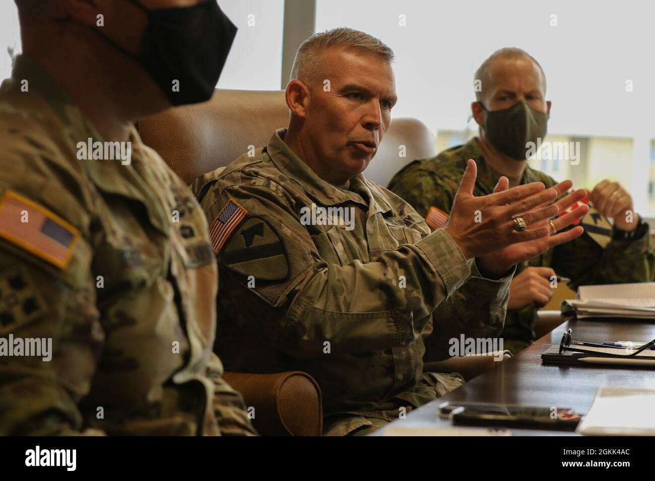 Col. Kevin Capra, 1st Cavalry Division Chief of Staff, discusses ...