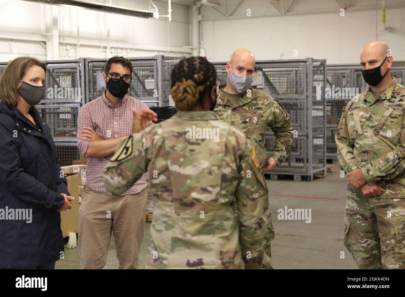 Warrant Officer Erica Brown discusses methods used to receive and ...