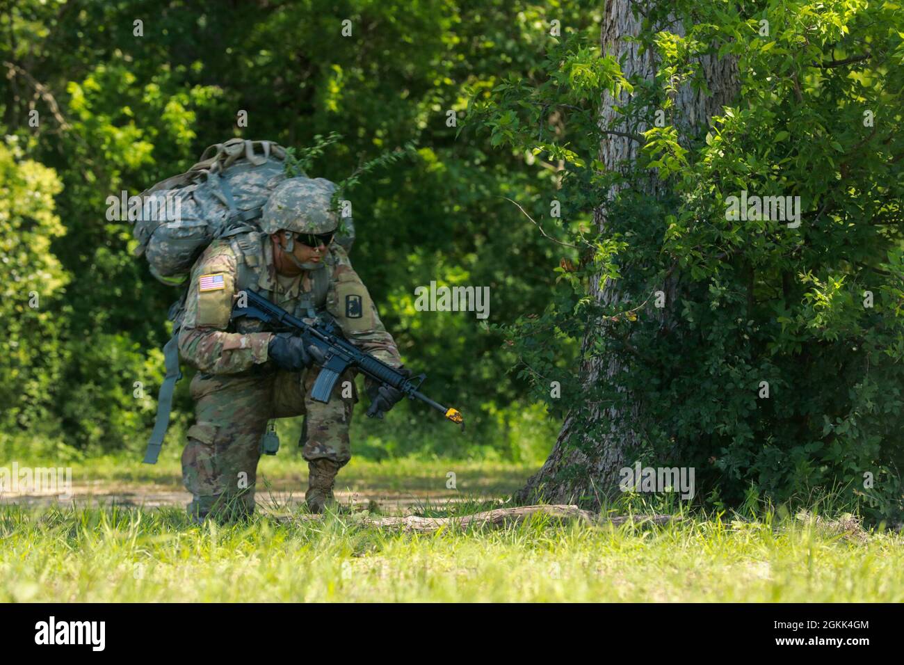 U.S. Army Sgt. Tanner Kao, assigned to the 312th Military Intelligence ...