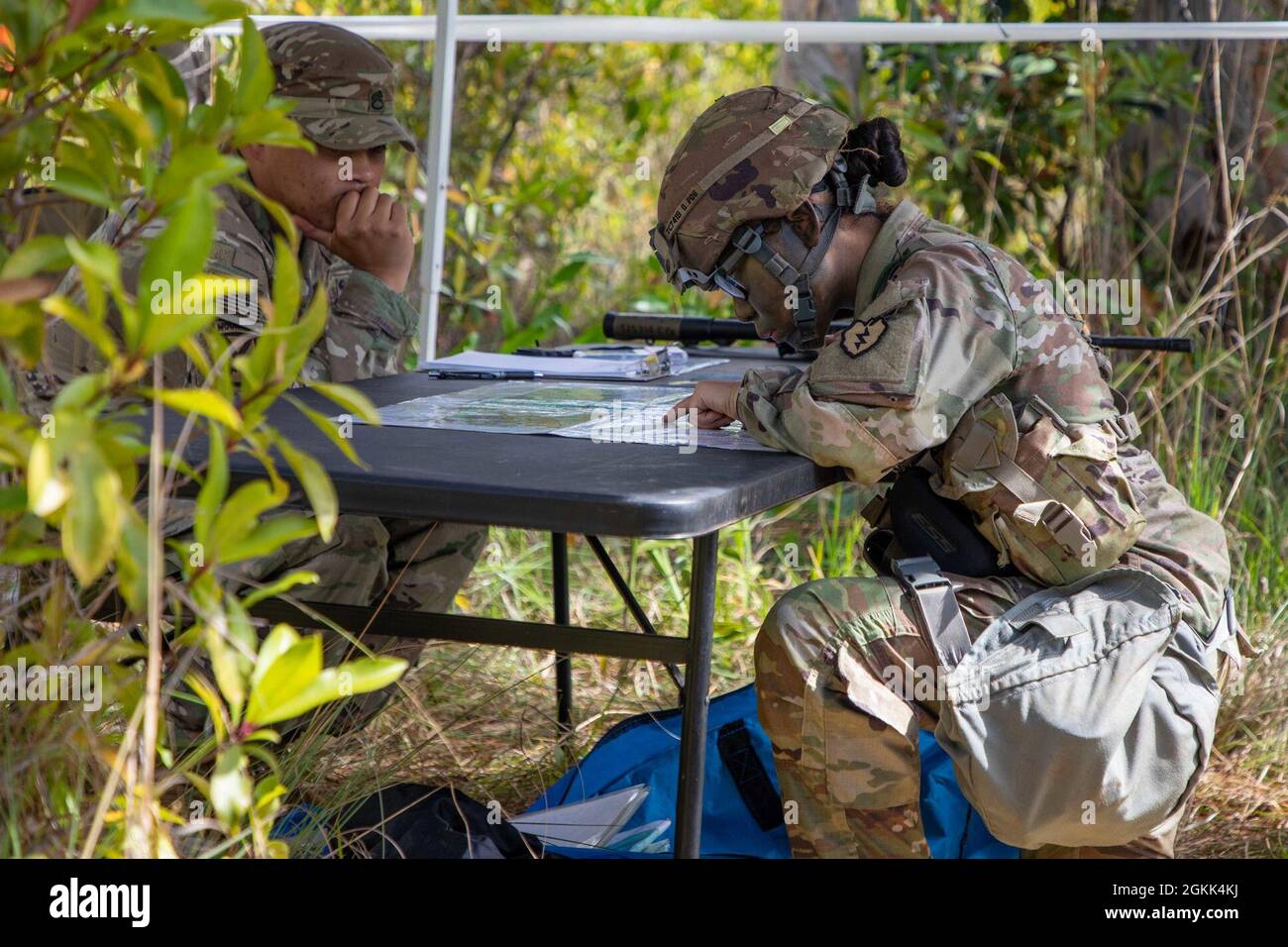 Spc. Tracy Chen, assigned to 325th Brigade Support Battalion, 3rd ...