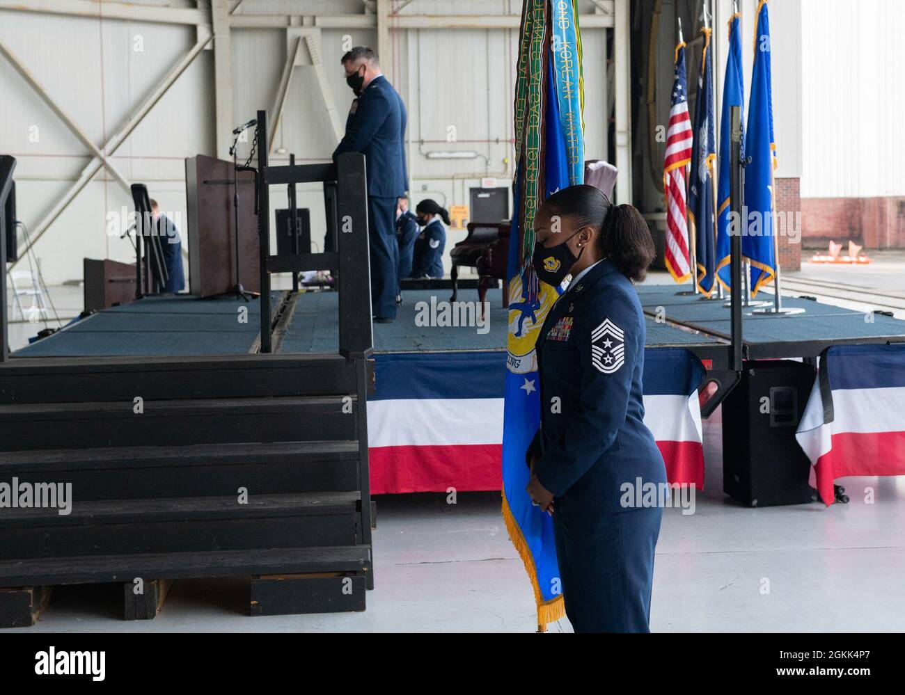 Chief Master Sgt. Charmaine Kelley, the 437th Airlift Wing command ...