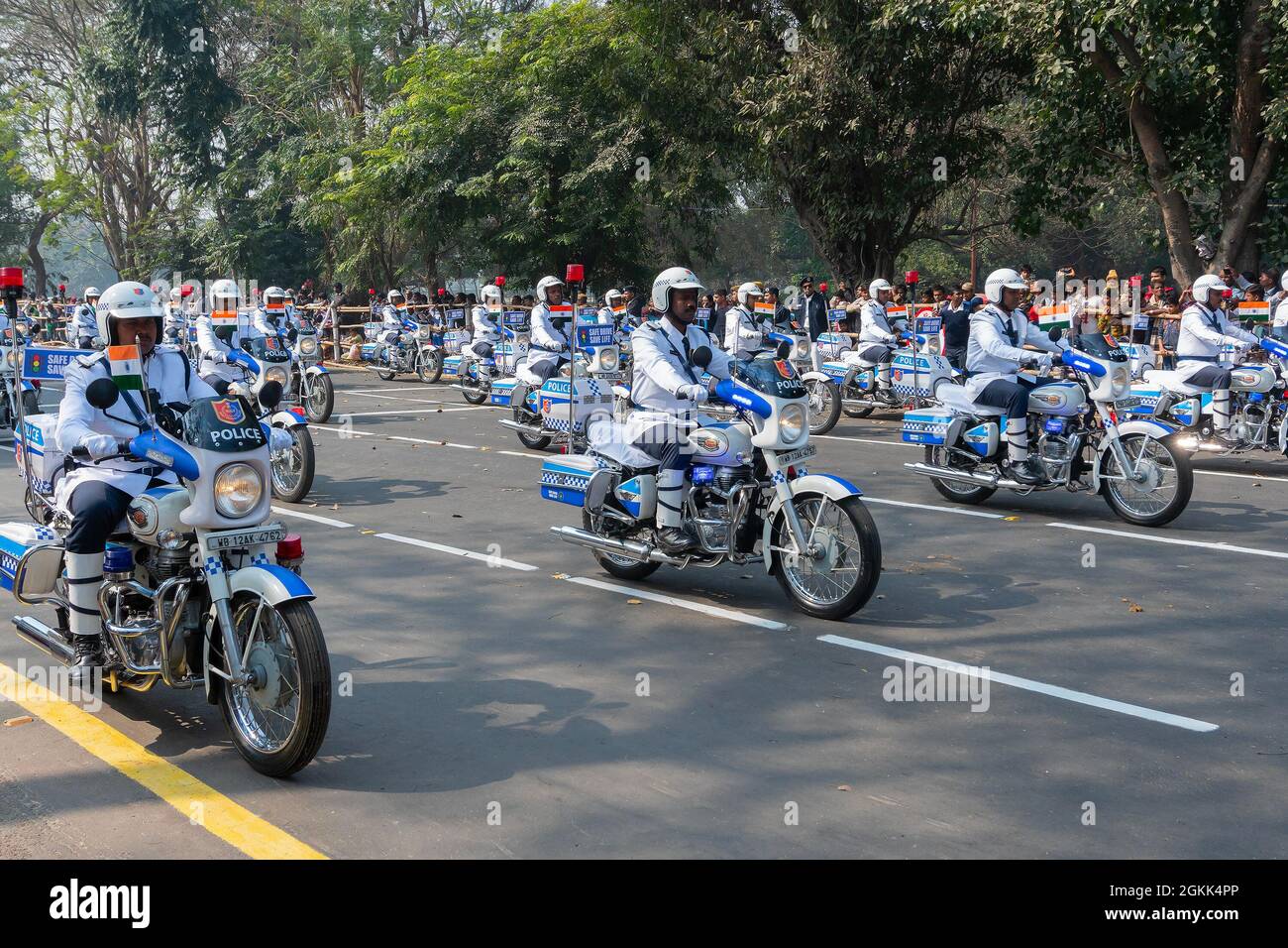Kolkata, West Bengal, India - 26th January 2020 : West Bengal Police ...