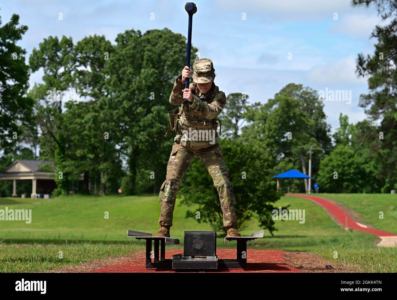 U.S. Air Force Staff Sgt. Amber James, 14th Security Forces Squadron ...