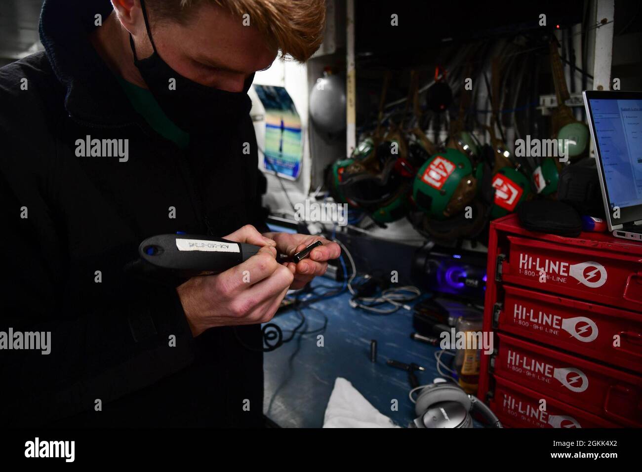 U.S. Navy Aviation Machinist’s Mate 1st Class James Weatherston, from ...
