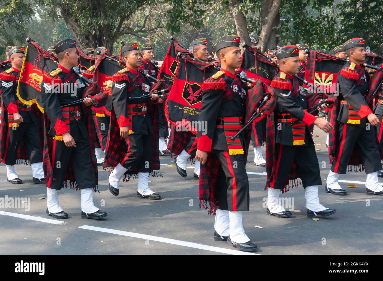 Kolkata, West Bengal, India - 26th January 2020 : Indian army Officers ...