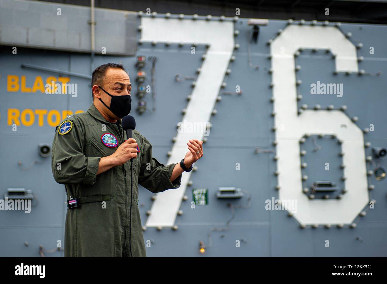 210512-N-BR419-2035 PHILIPPINE SEA (May 12, 2021) Capt. Fred Goldhammer ...