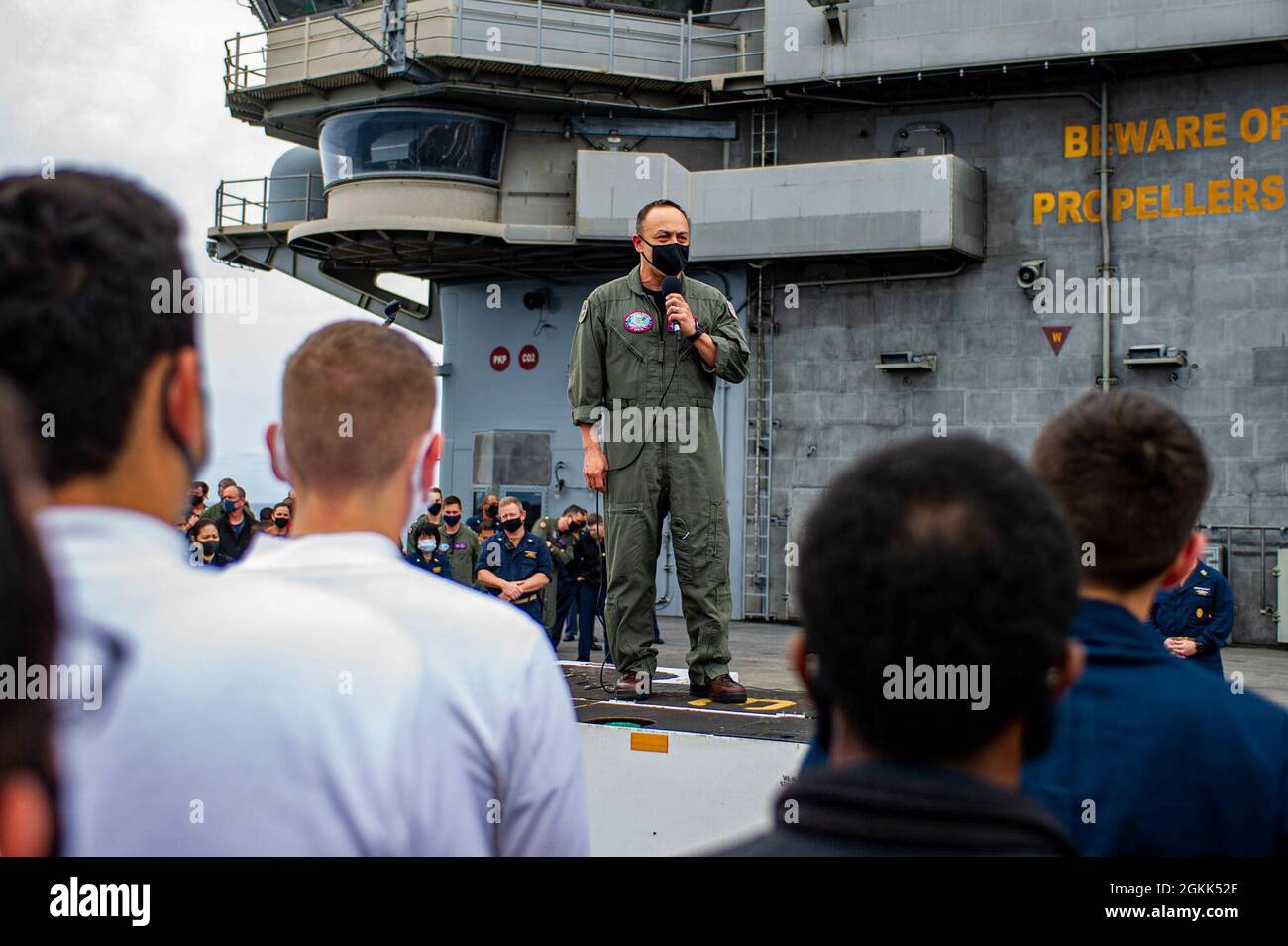210512-N-BR419-2031 PHILIPPINE SEA (May 12, 2021) Capt. Fred Goldhammer ...