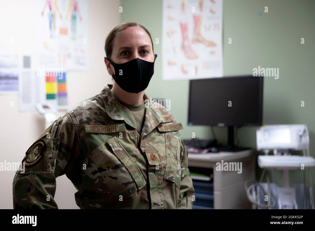 U.S. Air Force Maj. Michelle Pierson, the 354th Healthcare Operations ...