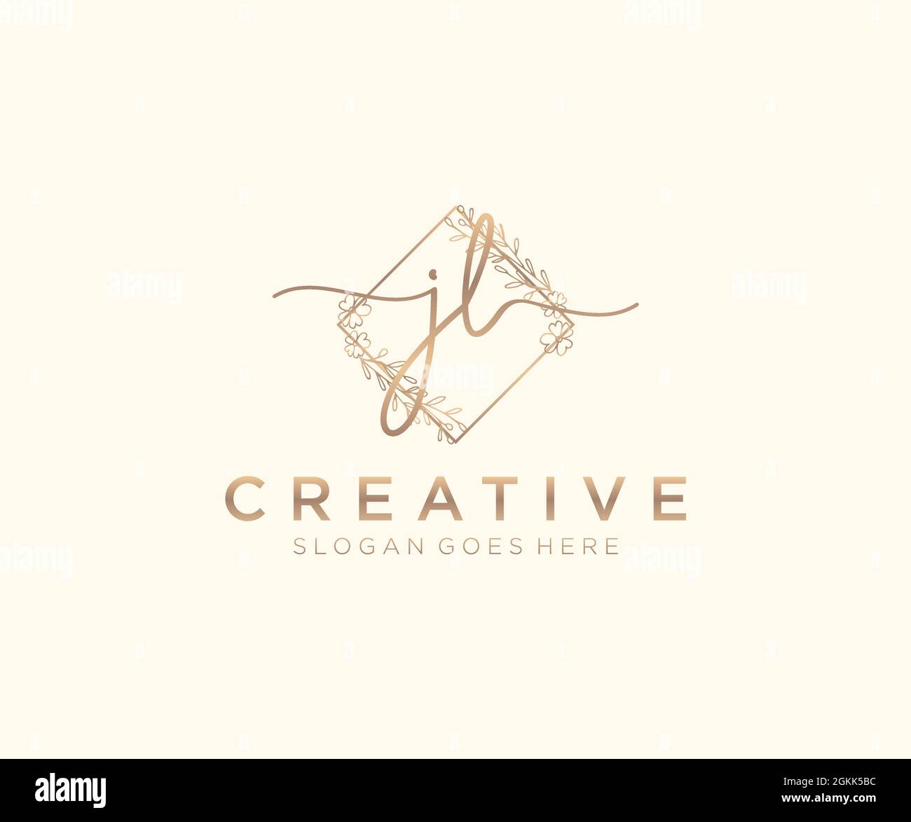 JL Feminine logo beauty monogram and elegant logo design, handwriting ...