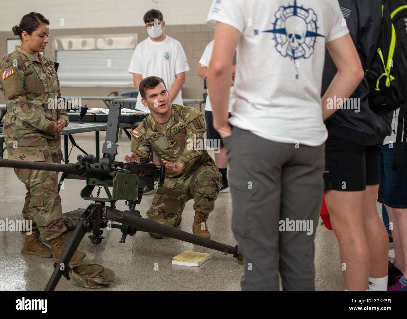 U.S. Army National Guard ROTC Cadet Brandon Damgaard, an East Carolina ...