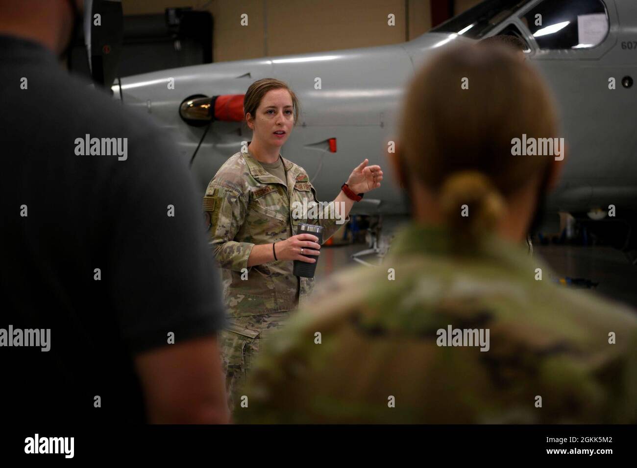 U.S. Air Force 1st Lt. Erin Feeley, a combat systems officer with the ...