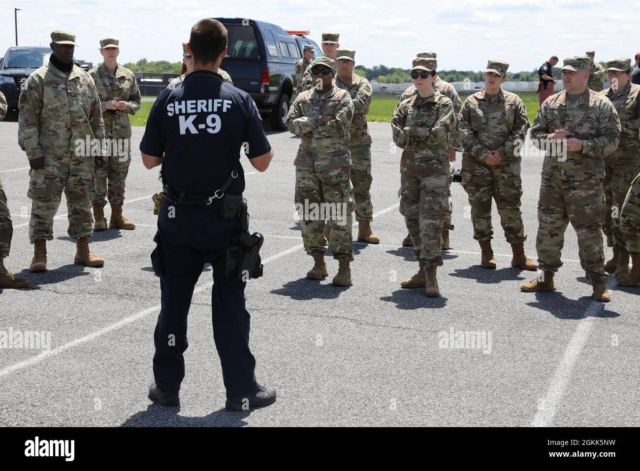 A police officer assigned to the Harford County Sheriff's Department's ...