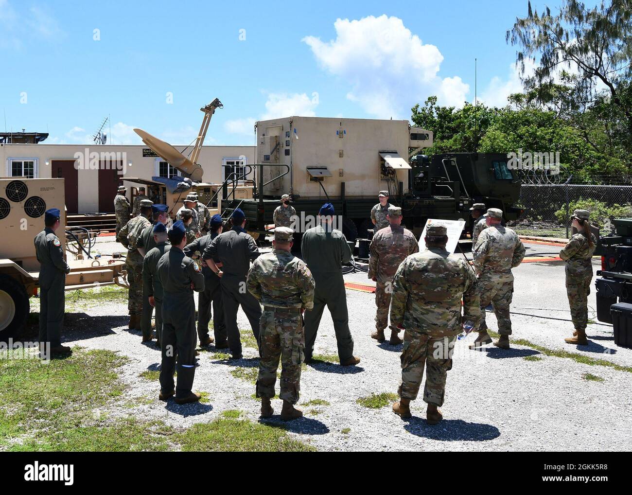 U.S. Army E3 Terminal High Altitude Area Defense soldiers brief ...