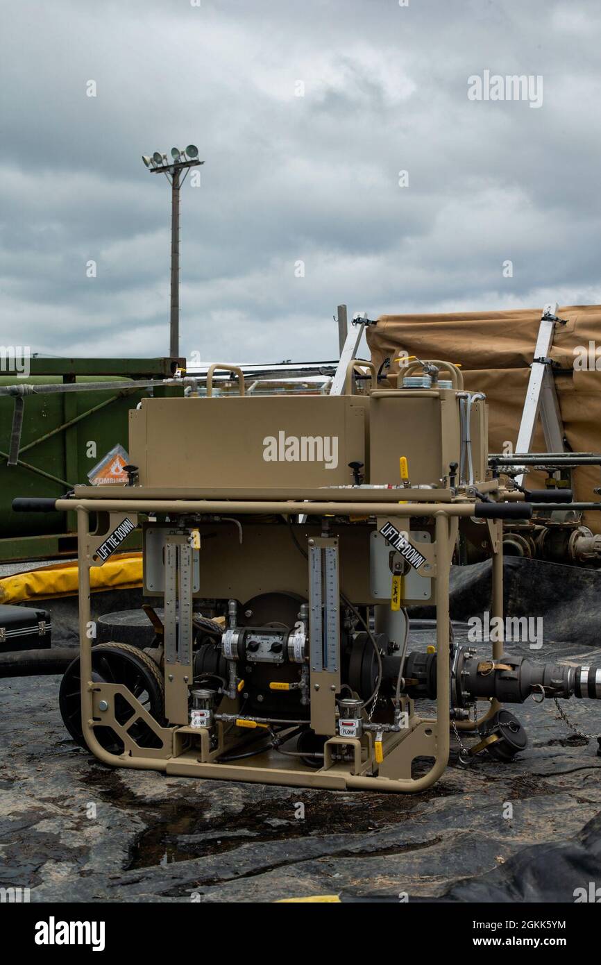 An Expedient Mobile Refueling Additive Capability (EMFAC) is used ...