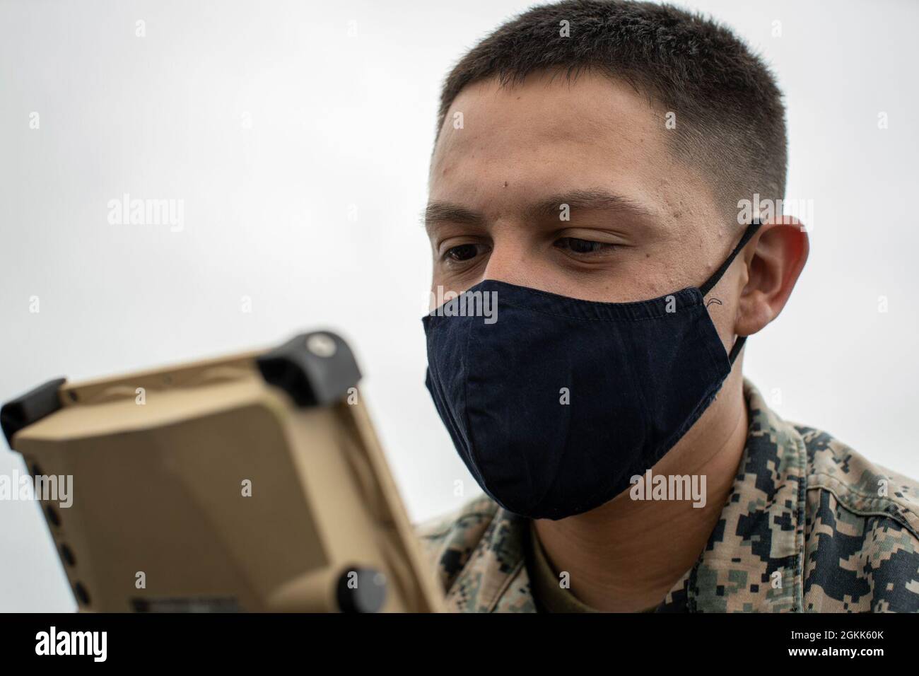 PACIFIC OCEAN (May 12, 2021) U.S. Marine Corps Cpl. Jose Perez, a ...