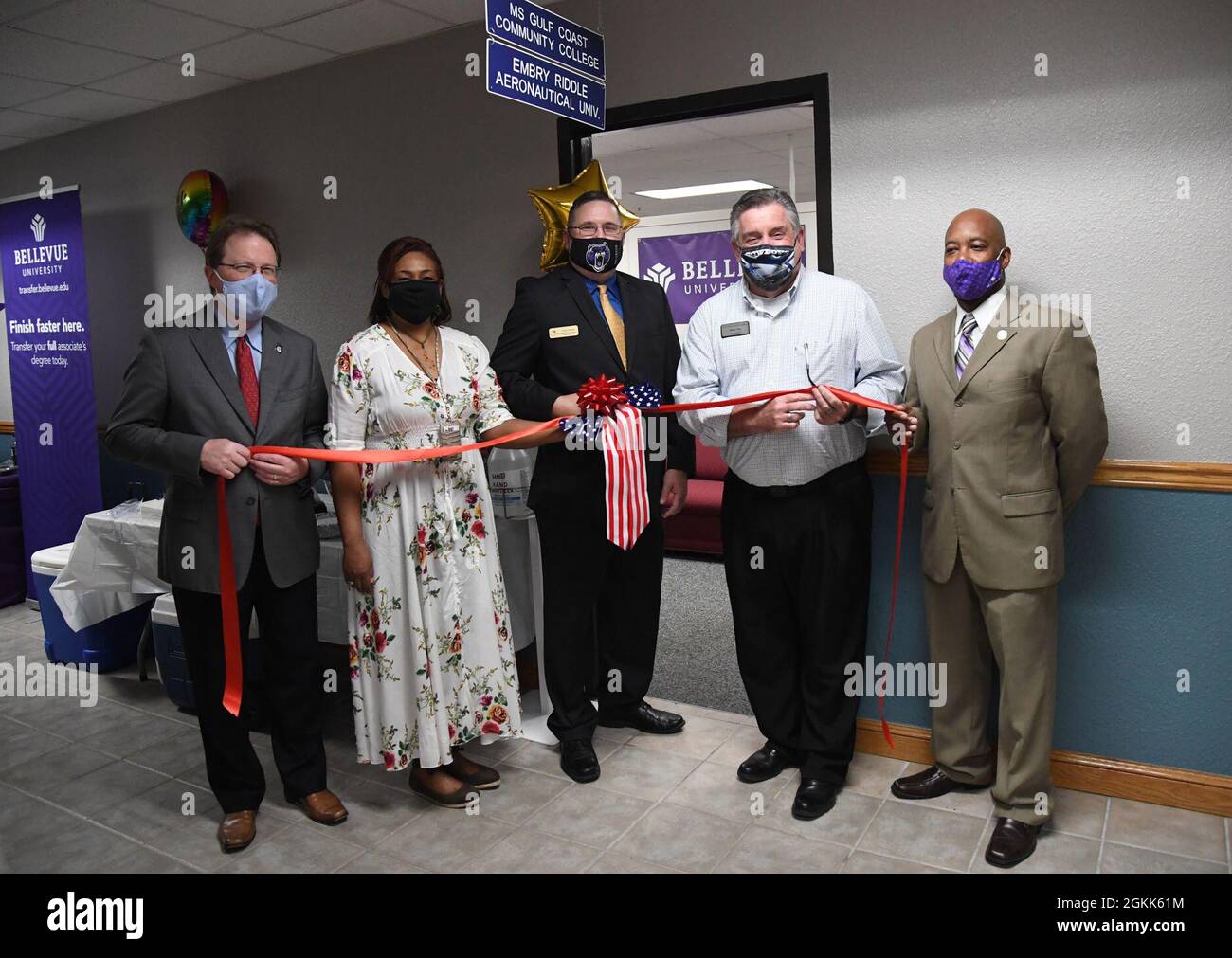 Members of the 81st Forces Support Squadron and Education Services pose ...