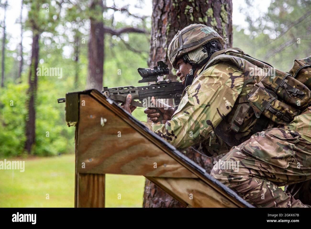 Royal Bermuda Soldier Pvt. Shanday Tannock, an internal security ...