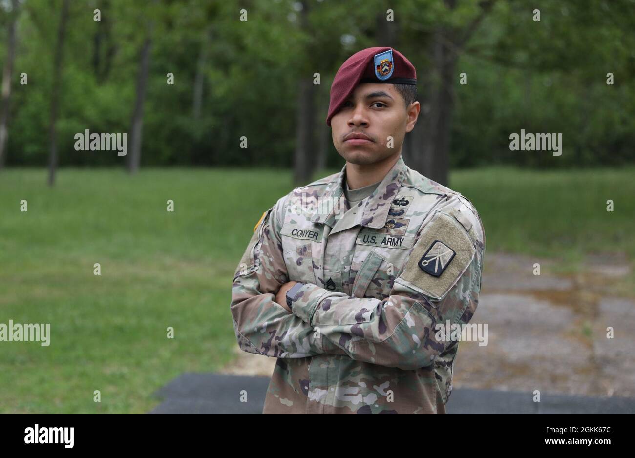 U.S. Army Staff Sgt. Ontario Conyer, 5th Quartermaster Theater Aerial ...