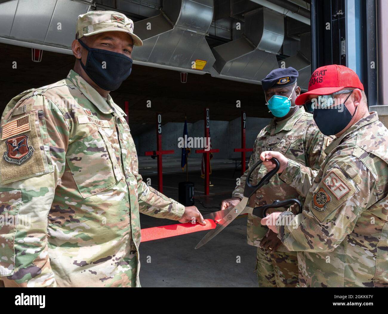 From the left, Col. Phelemon Williams, 436th Mission Support Group ...