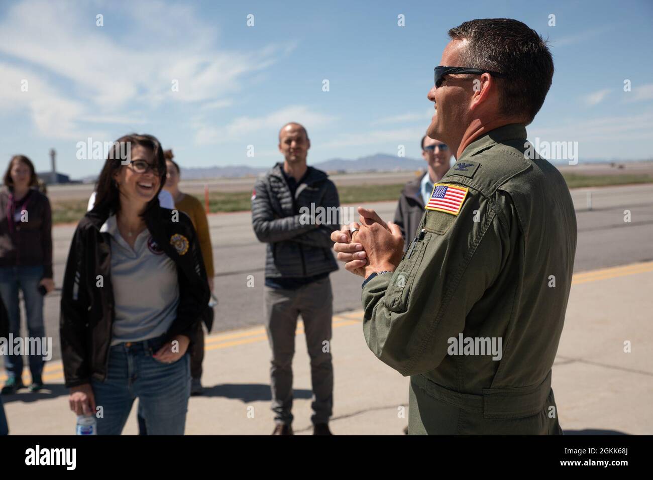 U.S. Air National Guard Col. Todd Deshler, Utah director of operations ...