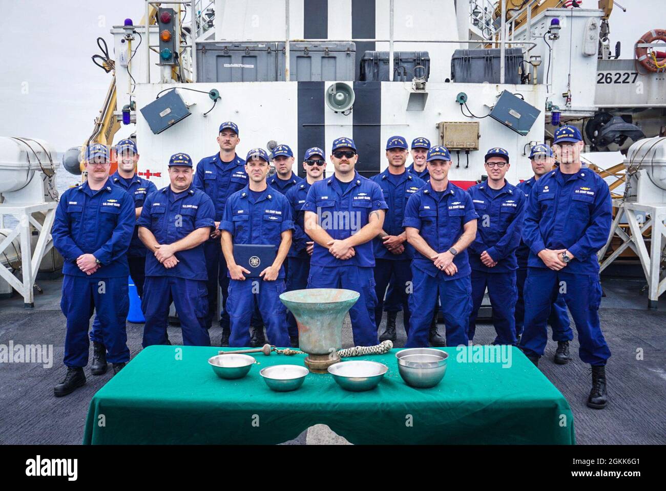 The cuttermen of Coast Guard Cutter Steadfast (WMEC 623) inducted First ...