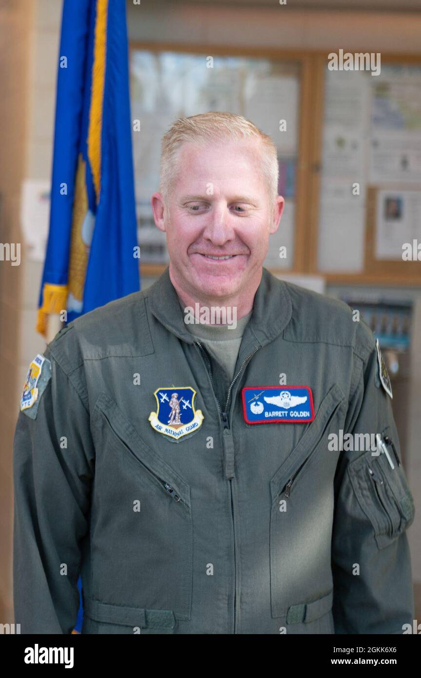 U.S. Air Force Lt. Col. Barrett Golden, vice commandant of the Advanced ...