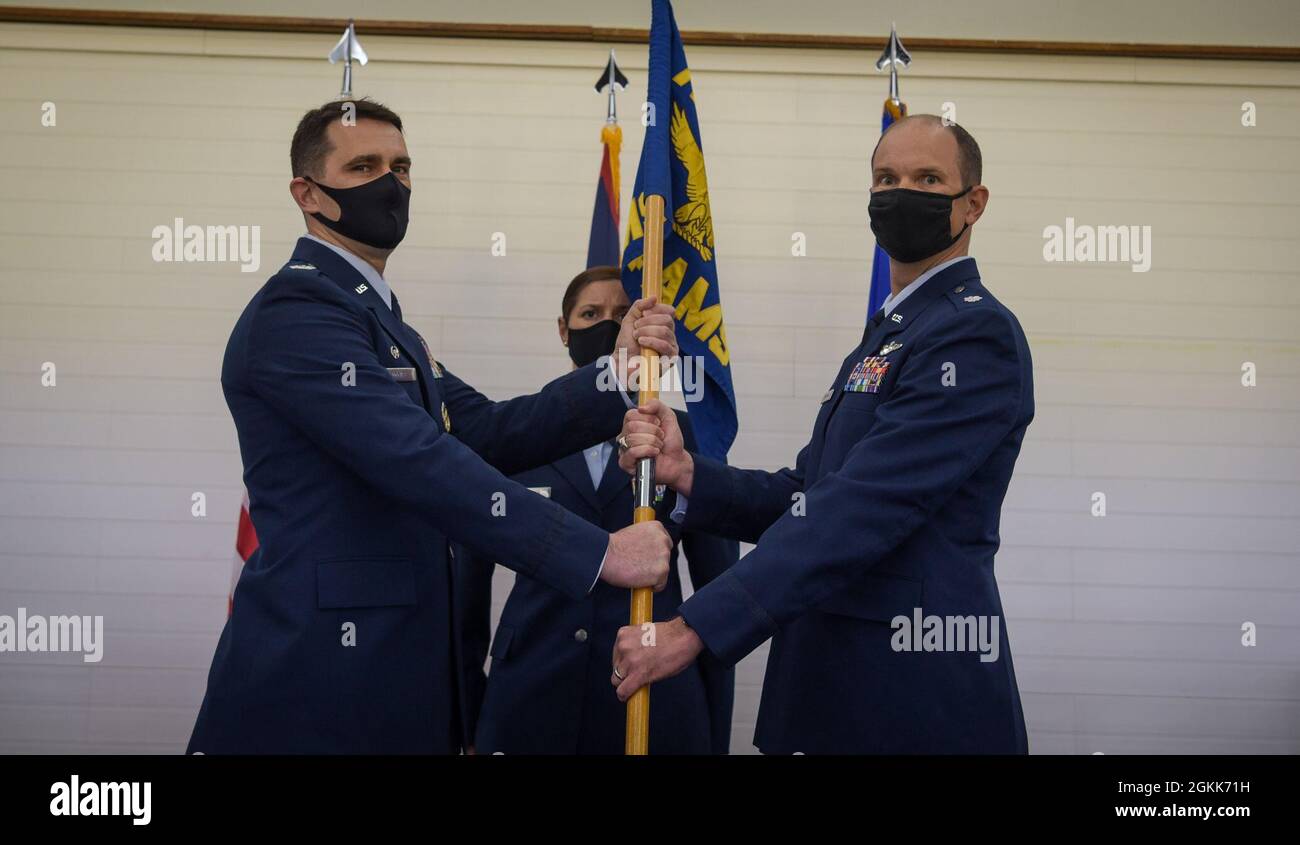 U.S. Air Force Col. Christopher Cunniff, 715th Air Mobility Operations ...