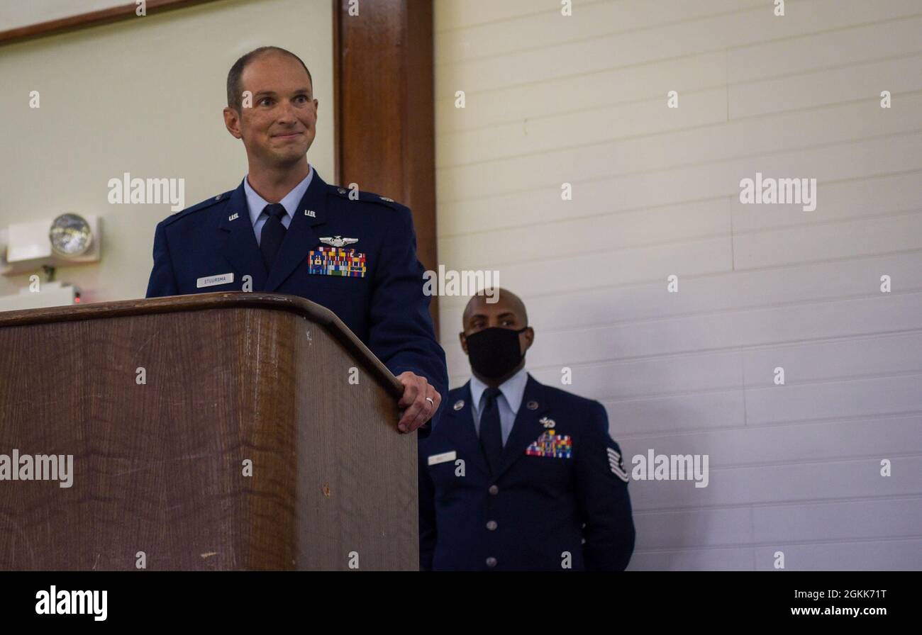 U.S. Air Force Lt. Col. Jeremy Stuursma, 734th Air Mobility Squadron ...