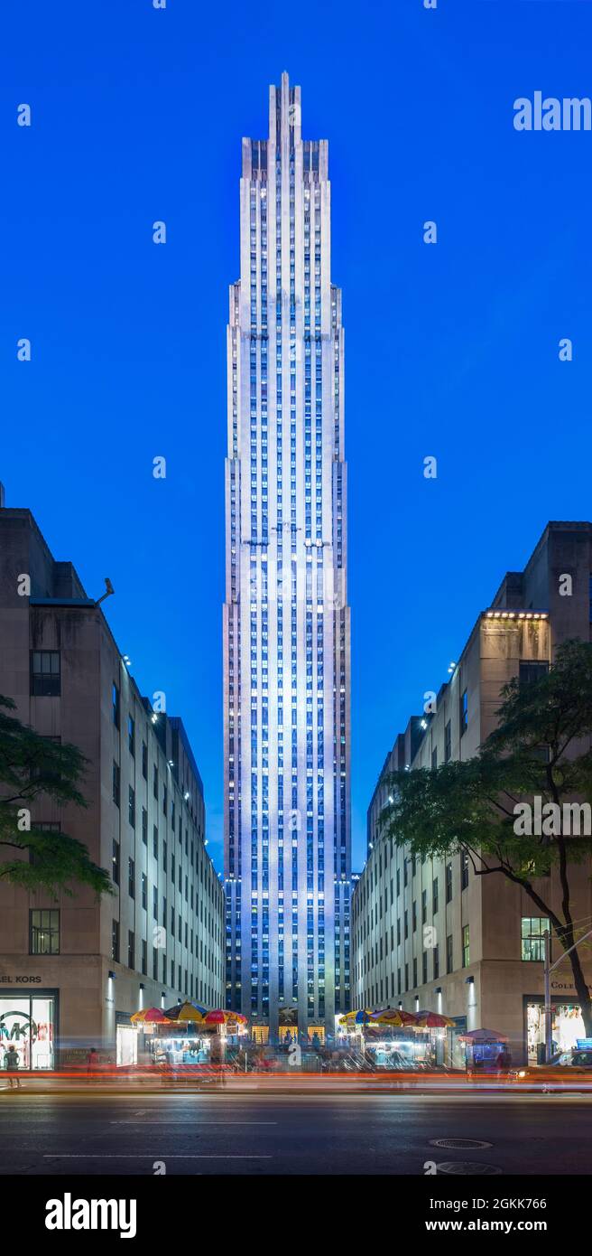 30 Rock, Rockefeller Building, New York city Stock Photo - Alamy