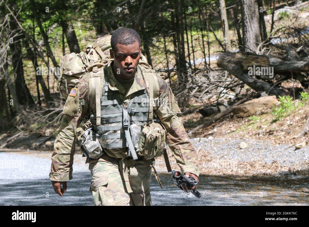 Spc. Alonzo Thompkins, of the District of Columbia National Guard, a ...