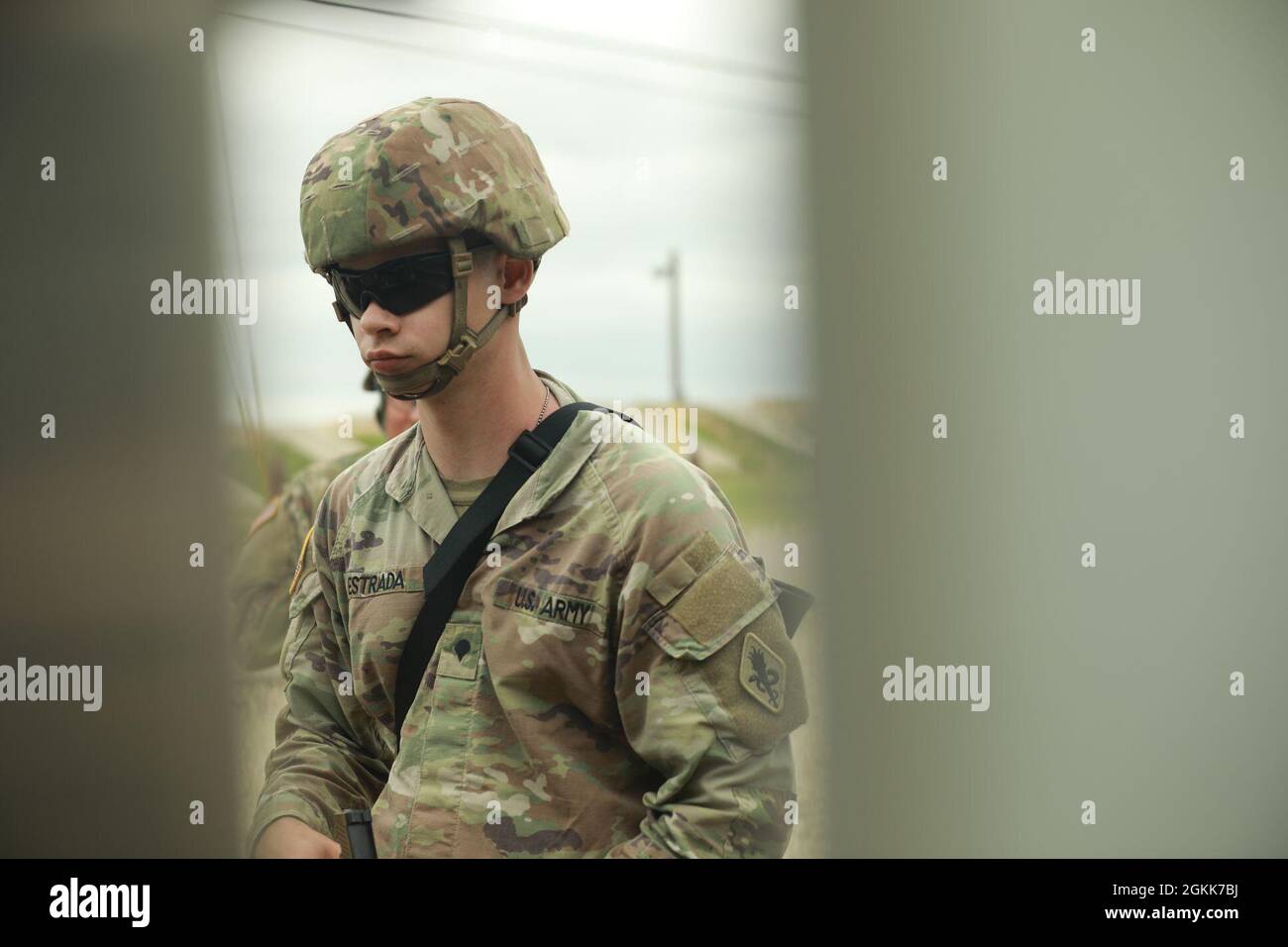 Spc. Jesse Estrada, assigned to the Medical Center of Excellence ...