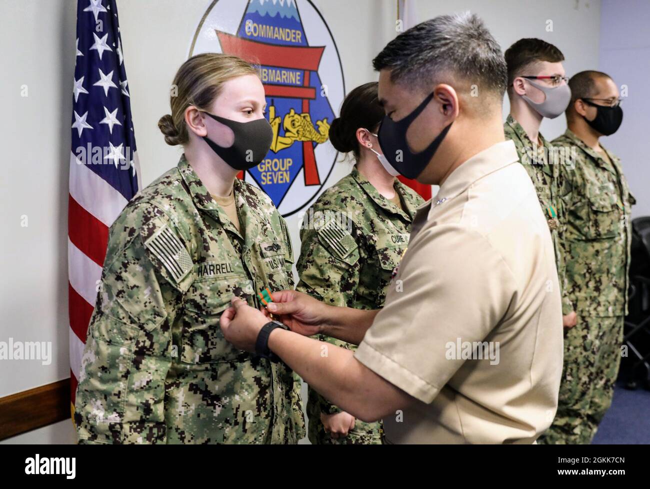 YOKOSUKA, Japan (May 13, 2021) Rear Adm. Butch Dollaga, Commander ...