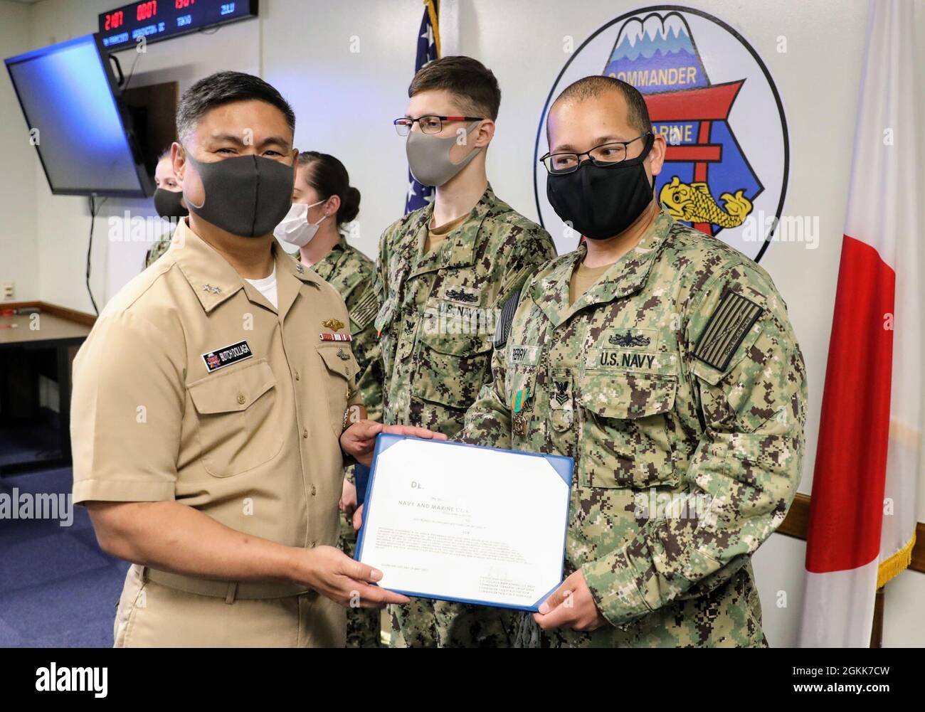 YOKOSUKA, Japan (May 13, 2021) Rear Adm. Butch Dollaga, Commander ...