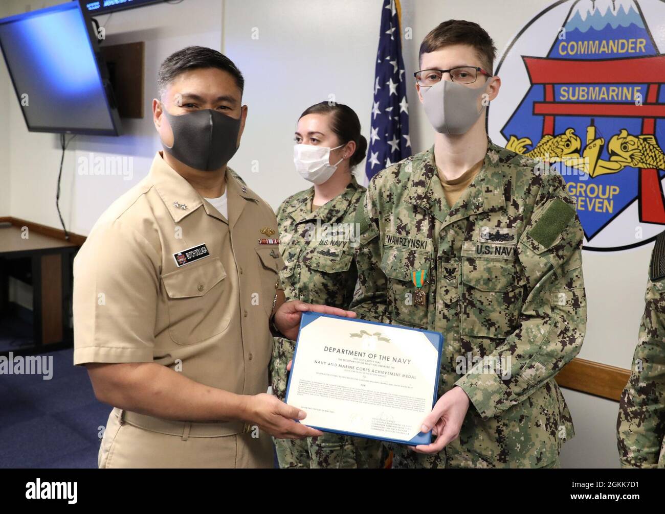 YOKOSUKA, Japan (May 13, 2021) Rear Adm. Butch Dollaga, Commander ...