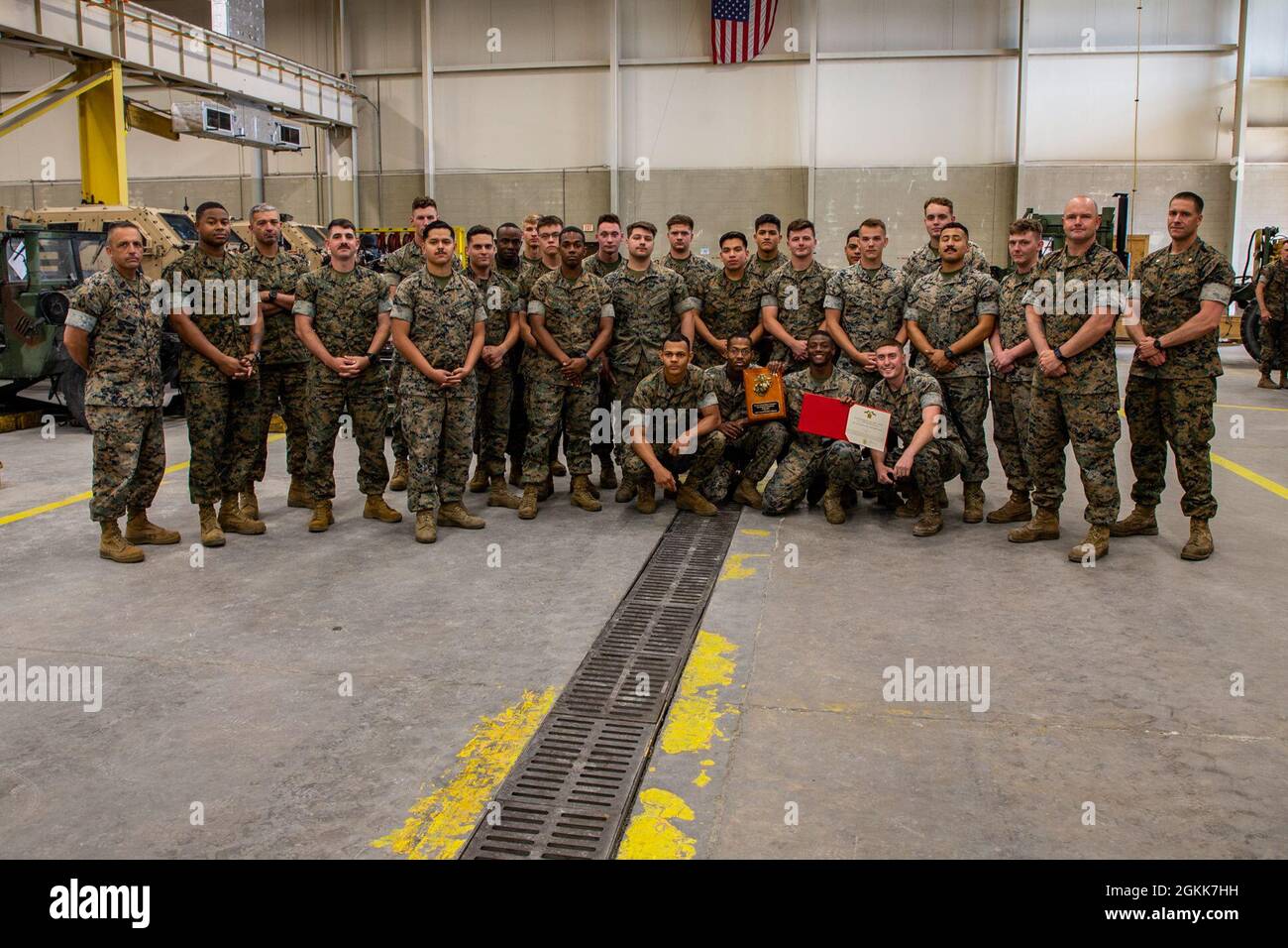 U.S. Marines with 2nd Maintenance Battalion, 2nd Marine Logistics Group ...