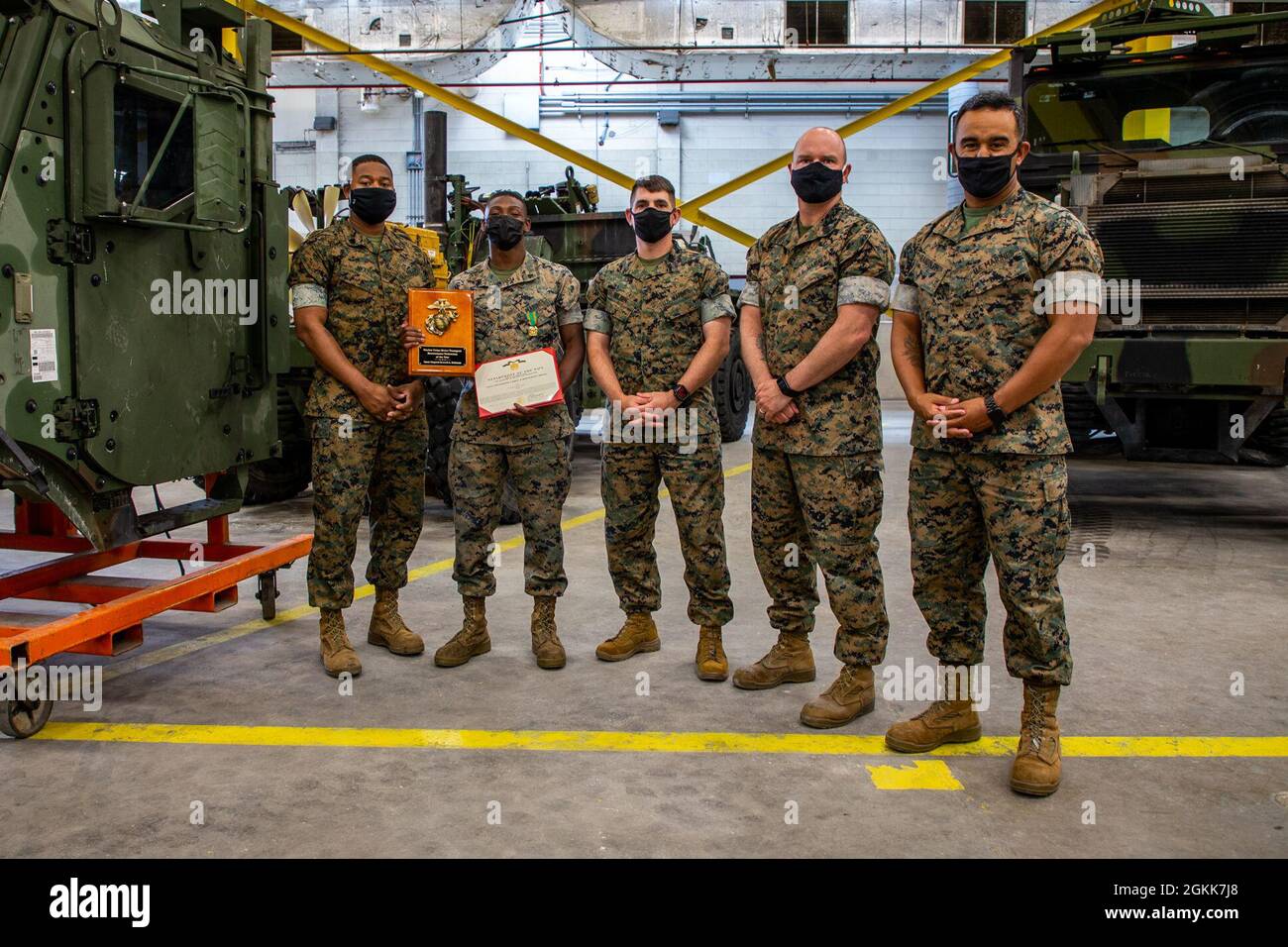 U.S. Marines with 2nd Maintenance Battalion, 2nd Marine Logistics Group ...