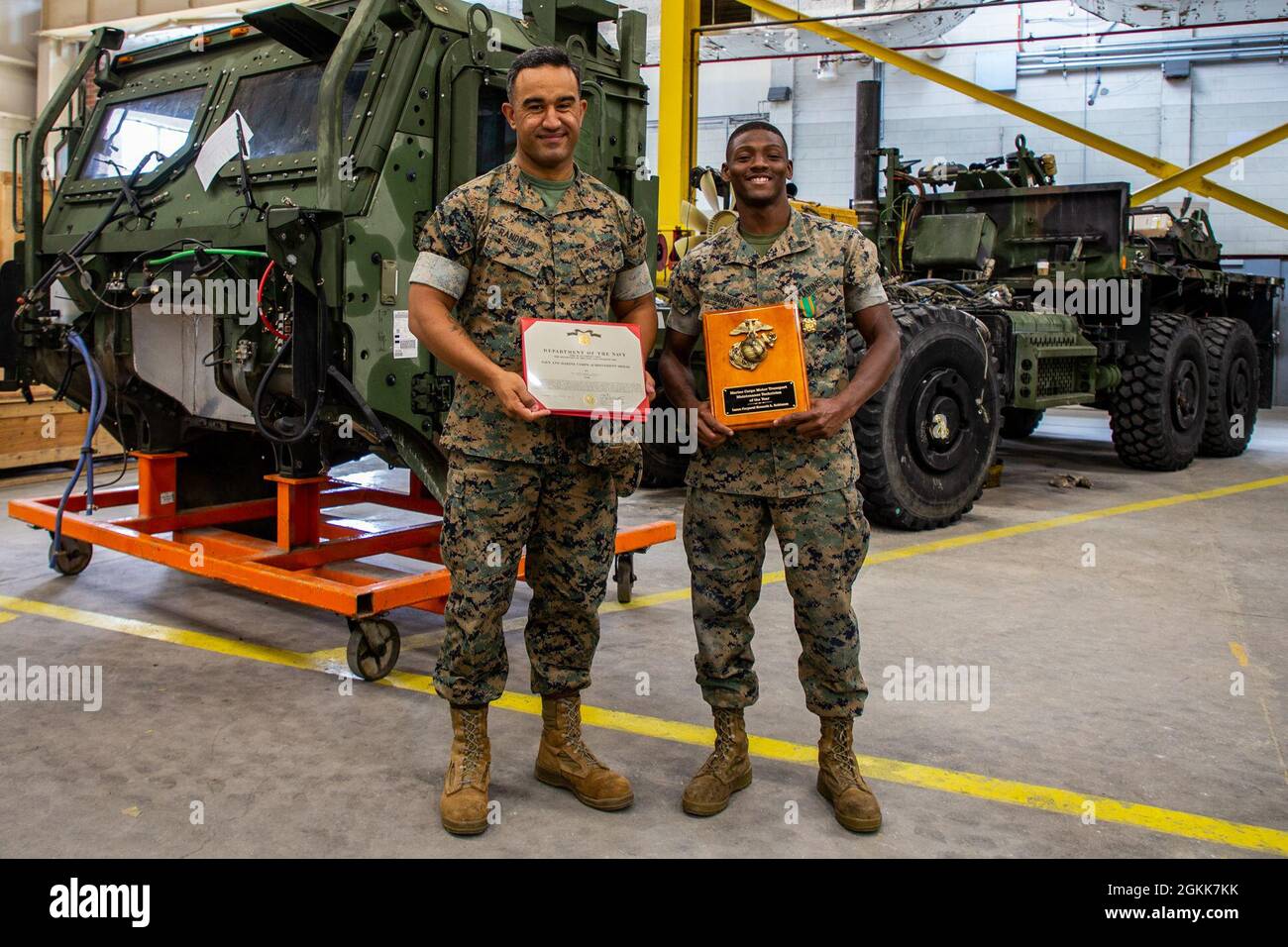 U.S. Marines with 2nd Maintenance Battalion, 2nd Marine Logistics Group ...