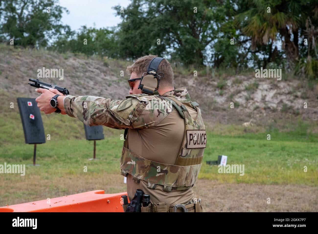 Capt. Jared Hafich, a force protection action officer with U.S. Central ...