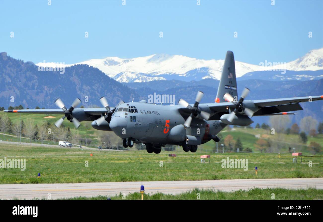 JEFFCO AIRTANKER BASE, Colo. -- A C-130 Hercules aircraft from the ...