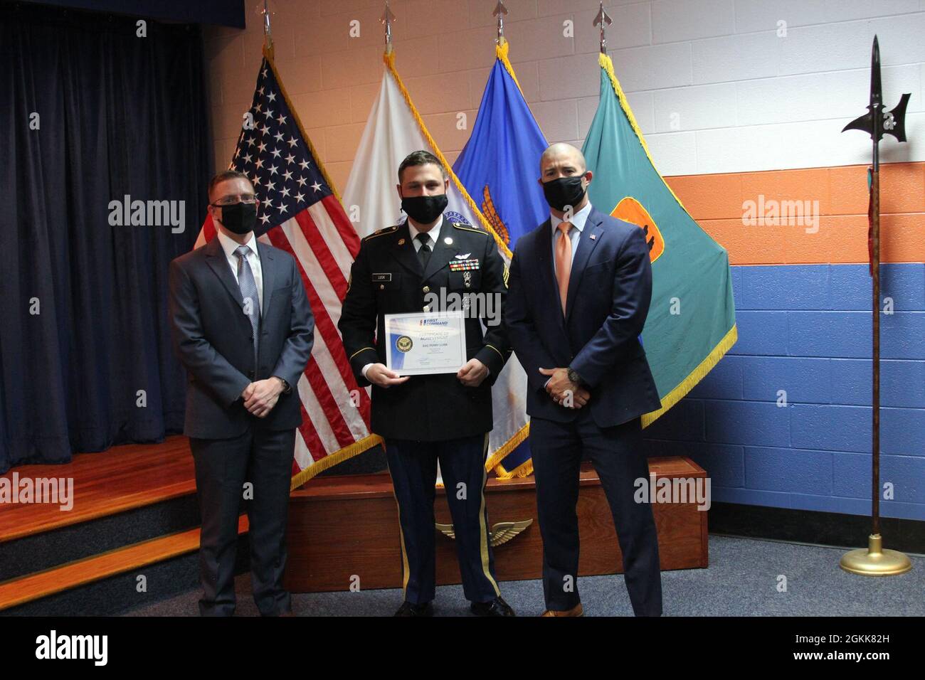 U.S. Army Staff Sgt. Perry Lusk earned the title Small Group Leader ...