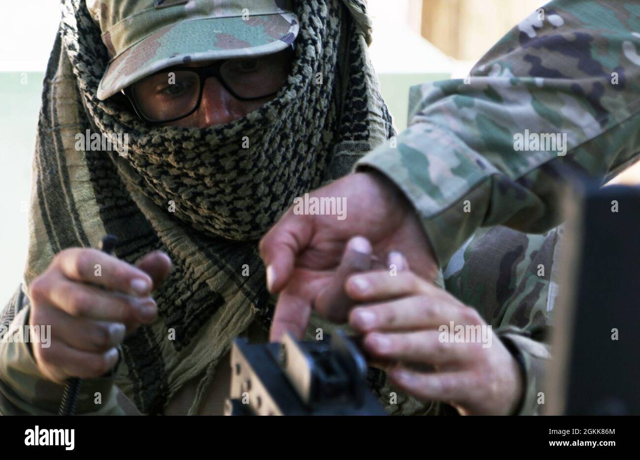 Sgt. Taylor Polson, an infantryman assigned to 3rd Battalion, 161st ...