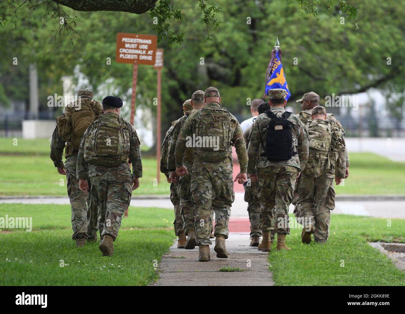 Members of the 81st Security Forces Squadron participate in an 81st SFS ...
