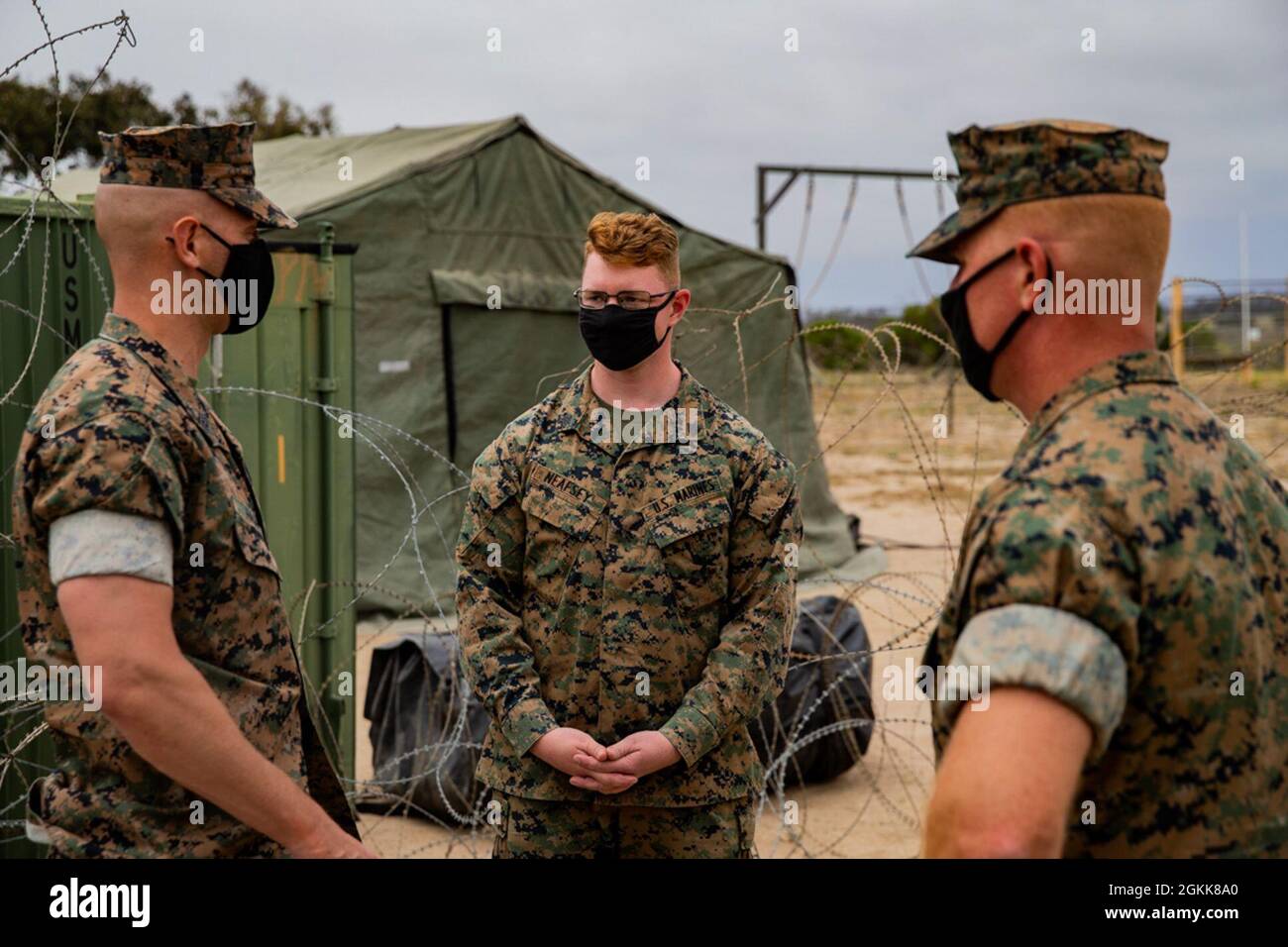 U.S. Marine Corps 1st Sgt. Jeremy L. Hagger, the Task Force Koa Moana ...