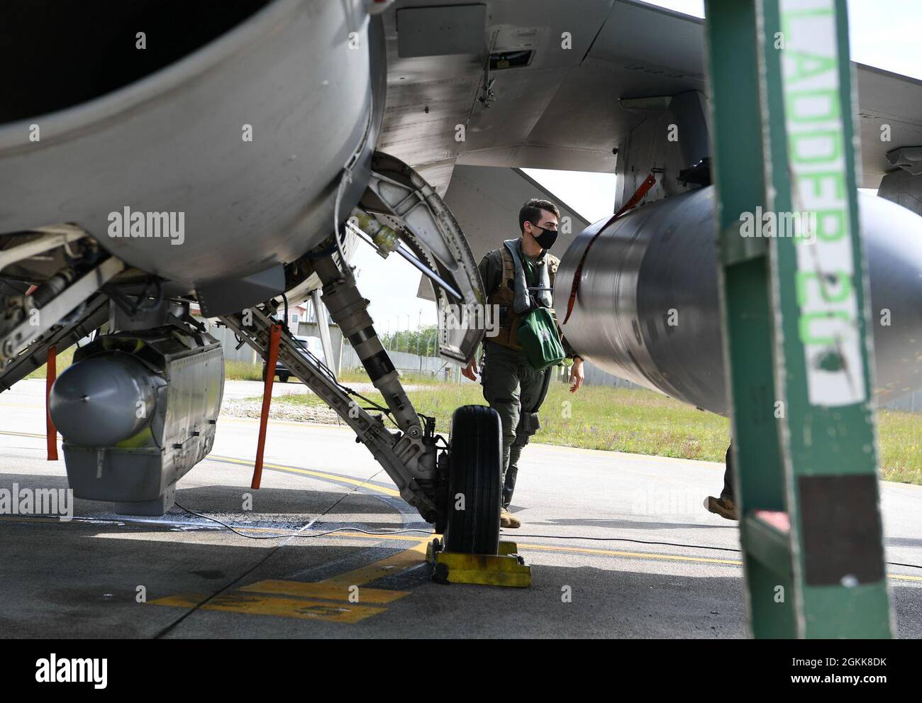 U.S. Air Force Capt. Timothy Joubert, 555th Fighter Squadron pilot ...