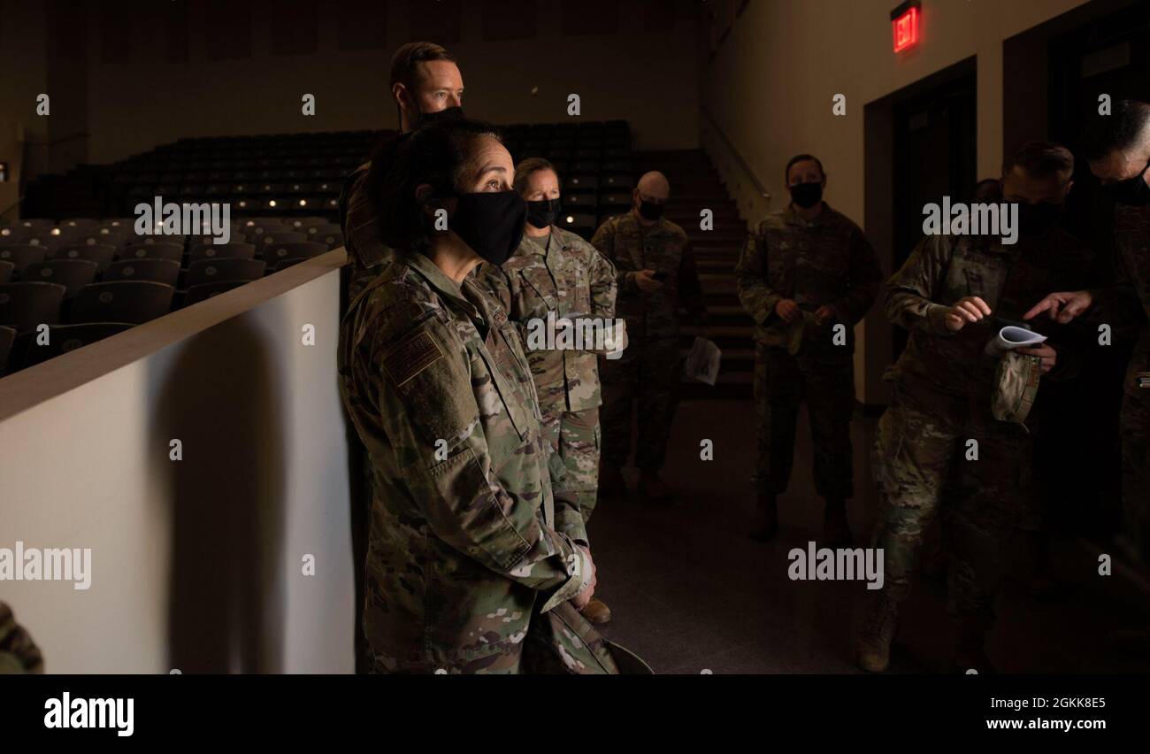 Brig. Gen. Jeannine Ryder, 59th Medical Wing commander, is briefed ...