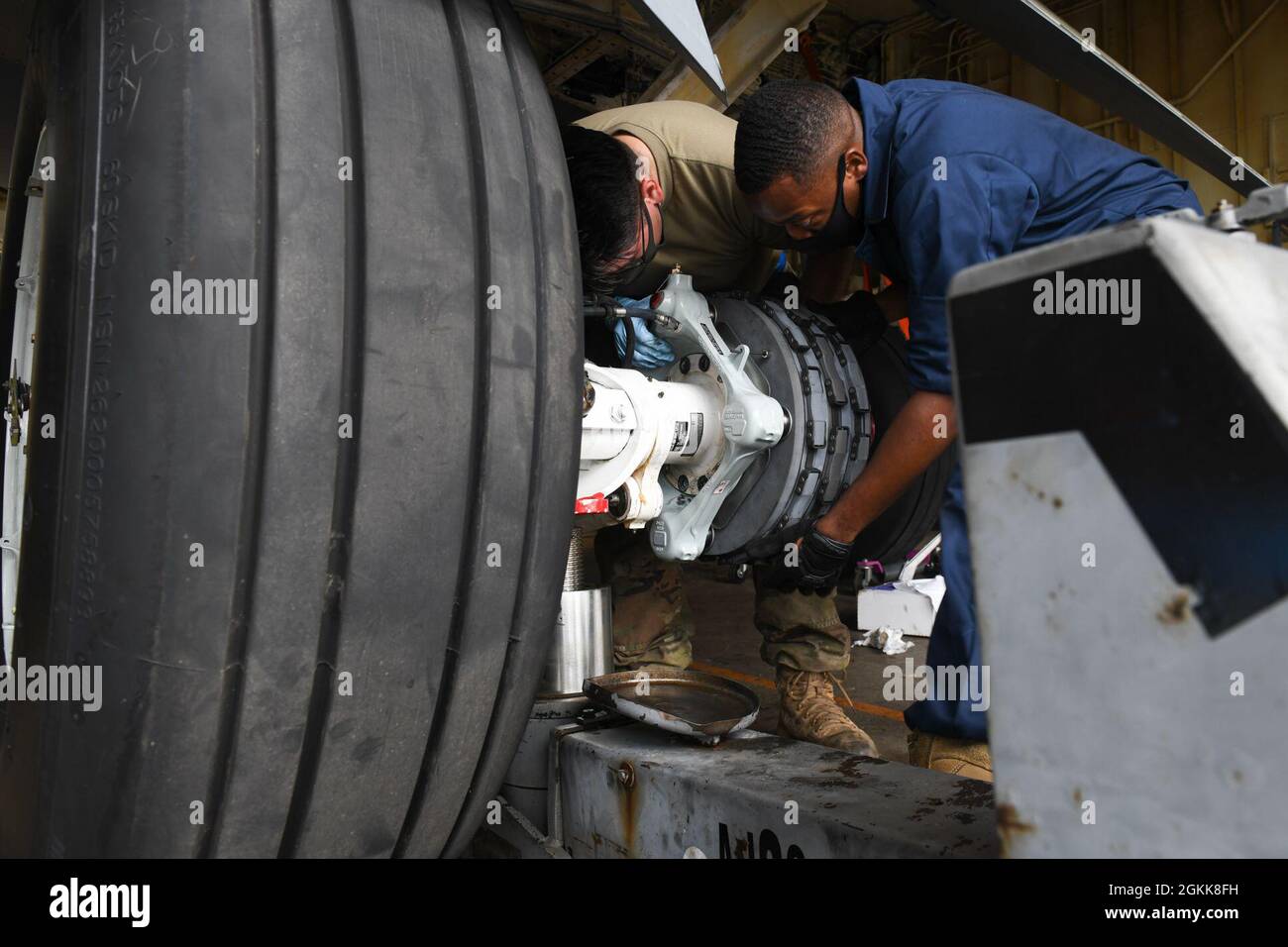U.S. Air Force Staff Sgt. Joshua Germani and U.S. Air Force Airman 1st ...