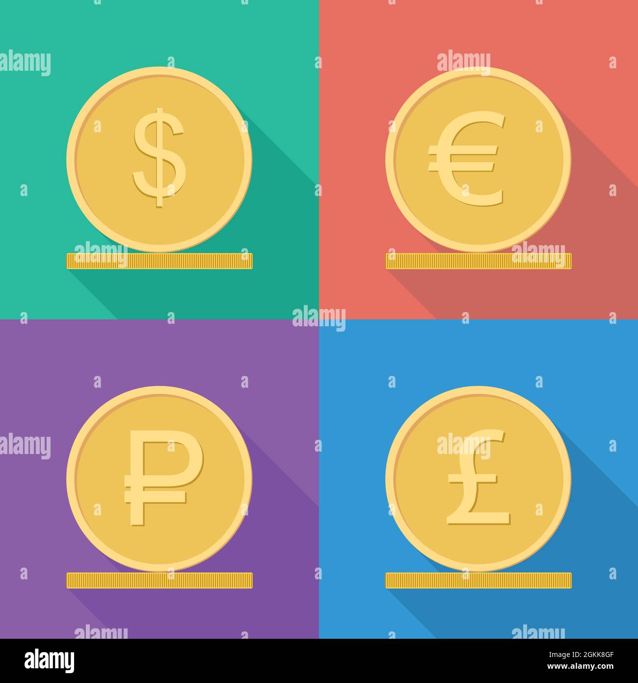Coins vector icon Stock Vector Image & Art - Alamy