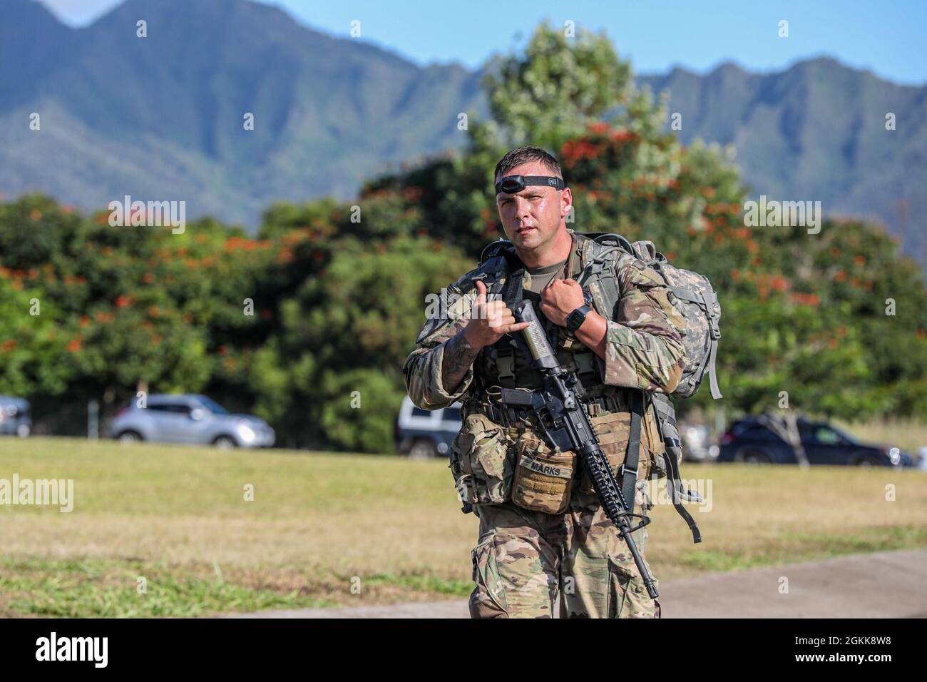 Sgt. 1st Class Dakota Marks, Company B, 209th Aviation Support, 25th ...