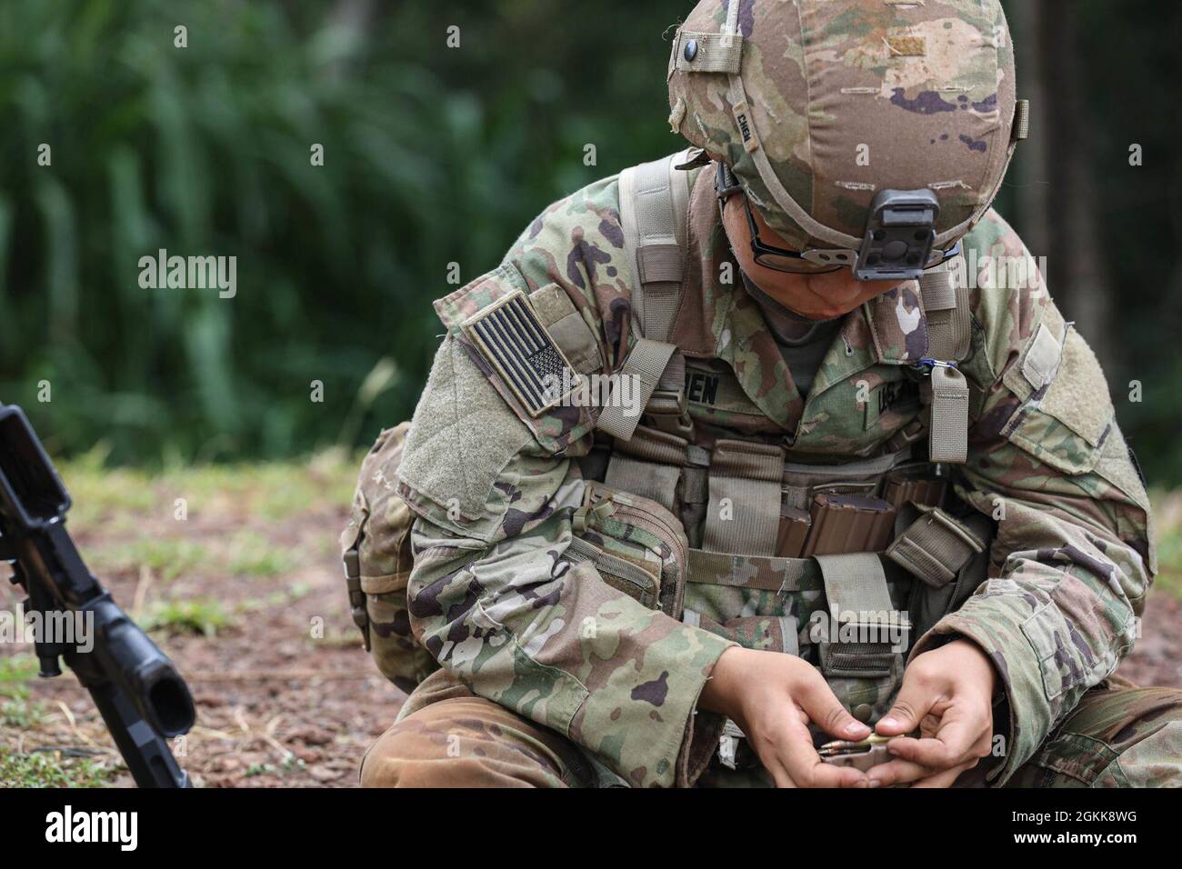 Spc. Tracy Chen, Company C, 325th Brigade Support Battalion, 3rd ...