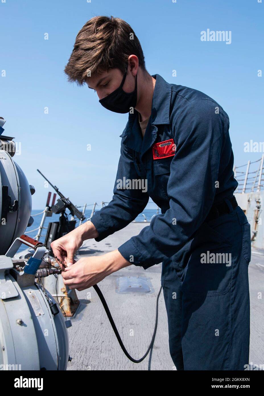 210513-N-HG846-0009 SEA OF JAPAN (May 13, 2021) – Gunner’s Mate Seaman ...